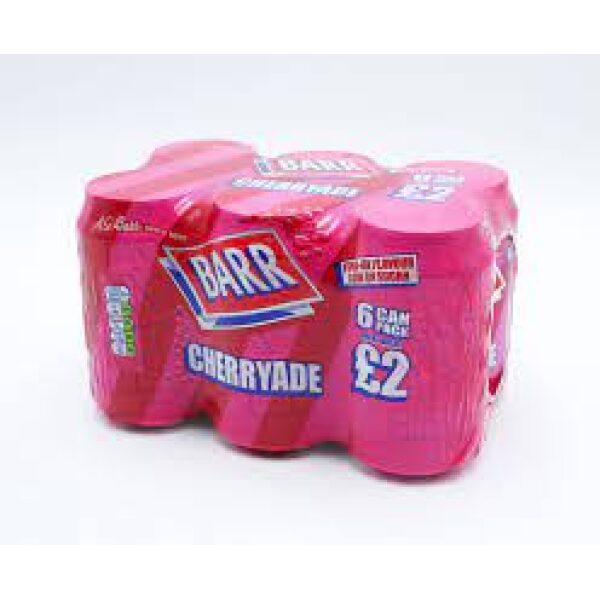 Barr Cherryade 6 can pack – A. B. Snell & Son