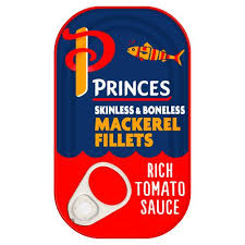 Princes Mackerel Fillets 125g – A. B. Snell & Son