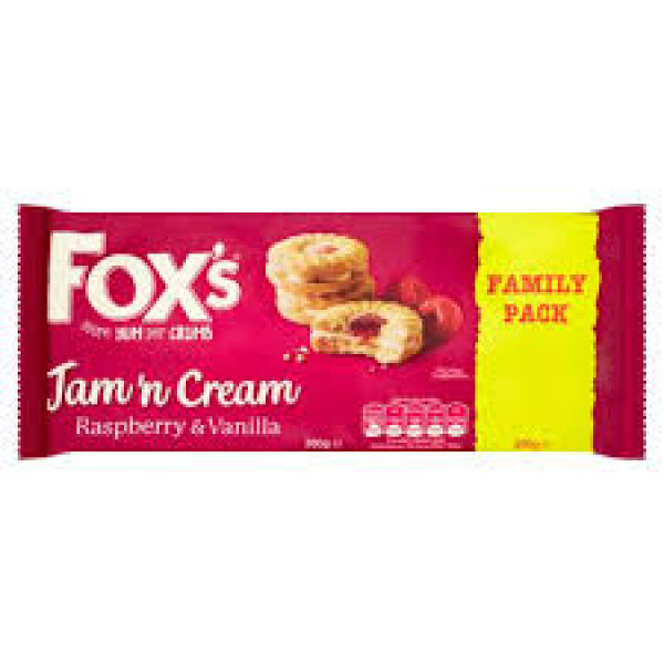 Fox’s Jam & Cream Twin Pack 300g – A. B. Snell & Son