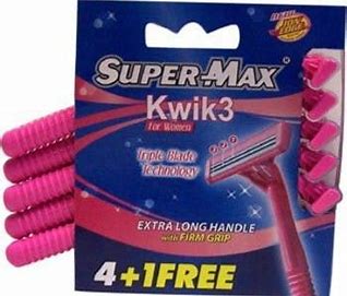 Supermax Kwik 3 Razor Blades 4pk – A. B. Snell & Son