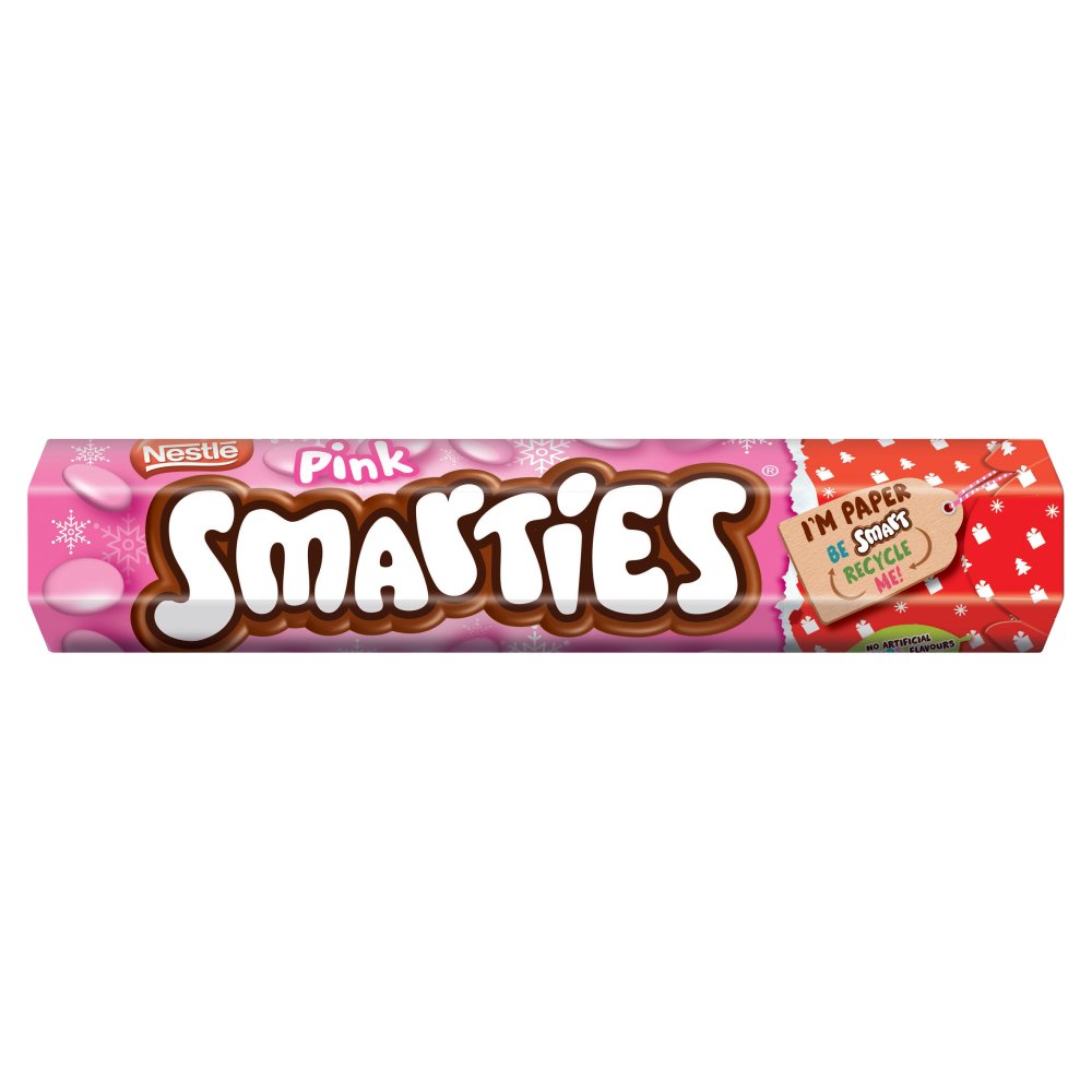 Smarties Pink Giant Tube 120g – A. B. Snell & Son