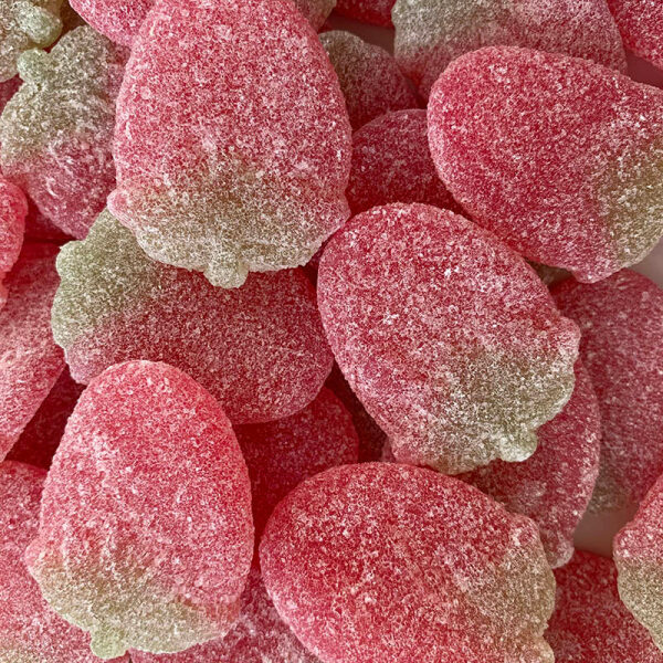 Fizzy Strawberries 200g – A. B. Snell & Son