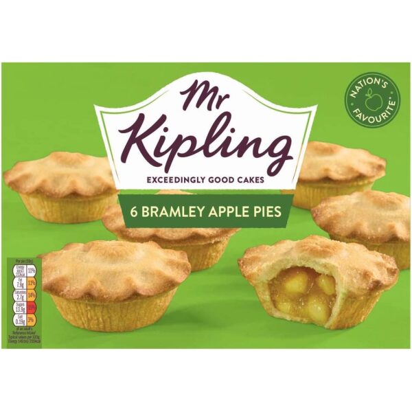 Mr Kipling 6 Bramley Apple Pies – A. B. Snell & Son