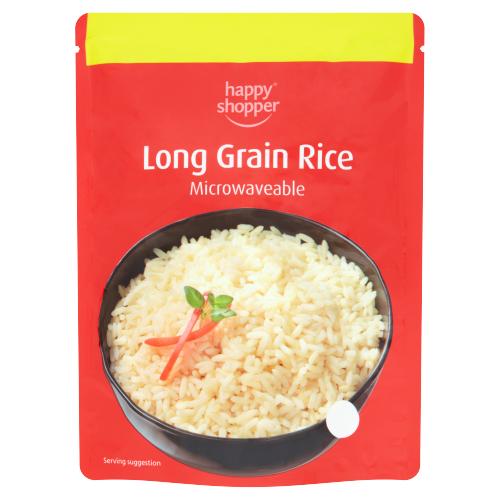 Happy Shopper Long Grain Microwaveable Rice 250g – A. B. Snell & Son