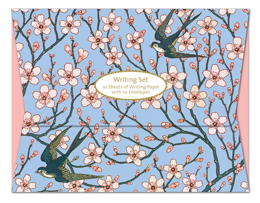 Almond and Blossom Writing Set – 10 sheets with envelopes – A. B. Snell ...