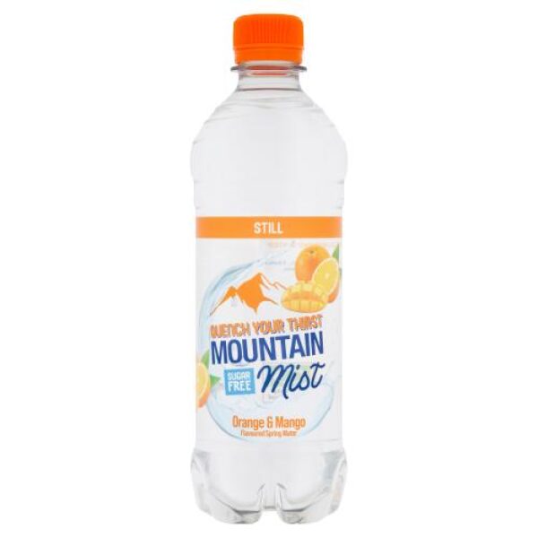 Mountain Mist Orange & Mango Still Spring Water 500 ml – A. B. Snell & Son