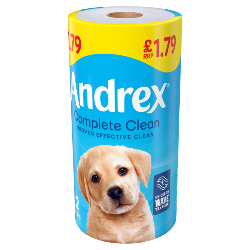 Andrex Classic Clean Toilet Tissue 2 Rolls – A. B. Snell & Son